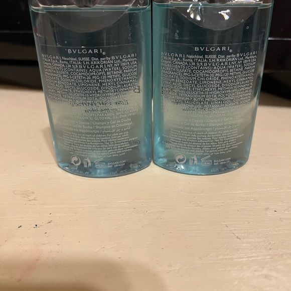 BVLGARI | Bath & Body | Set Of 2 Bulgari Blue 75ml Gel Shower Shampoo ...